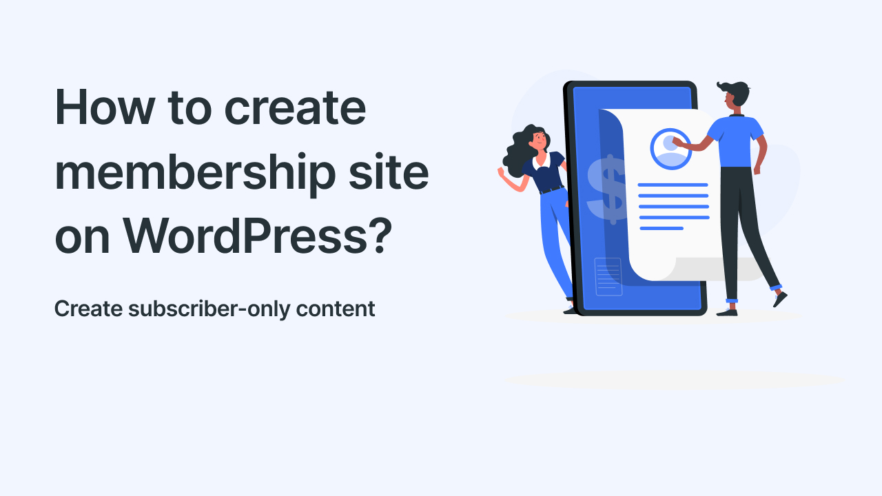 How to Create a Membership Site with WordPress | SEOsatu
